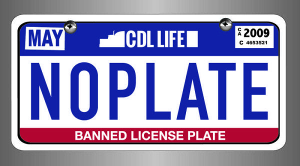 Slideshow: Banned License Plates