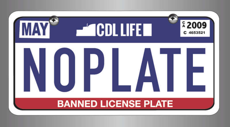 NOPLATE-01 | CDLLife