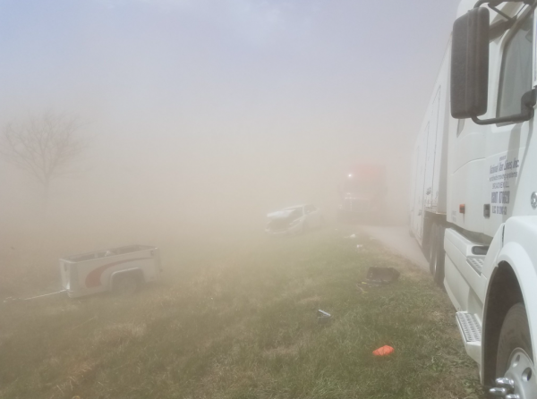 I-80 in Nebraska shut down again for dust storms resulting in multiple ...