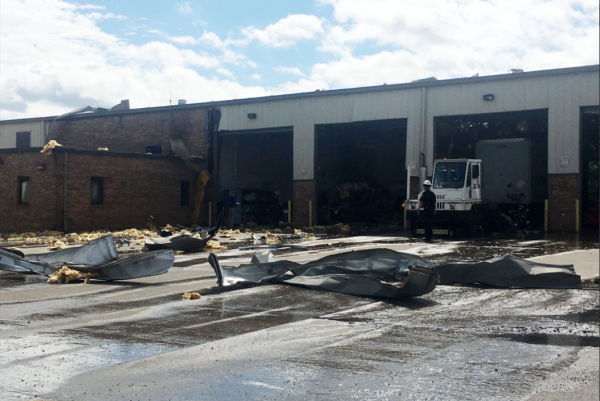 Multiple injuries reported after large explosion at UPS Freight facility