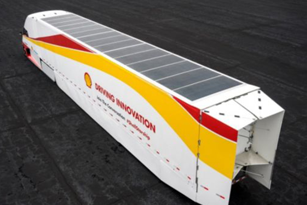 Shell Airflow Starship semi truck aims for a fuel efficiency record