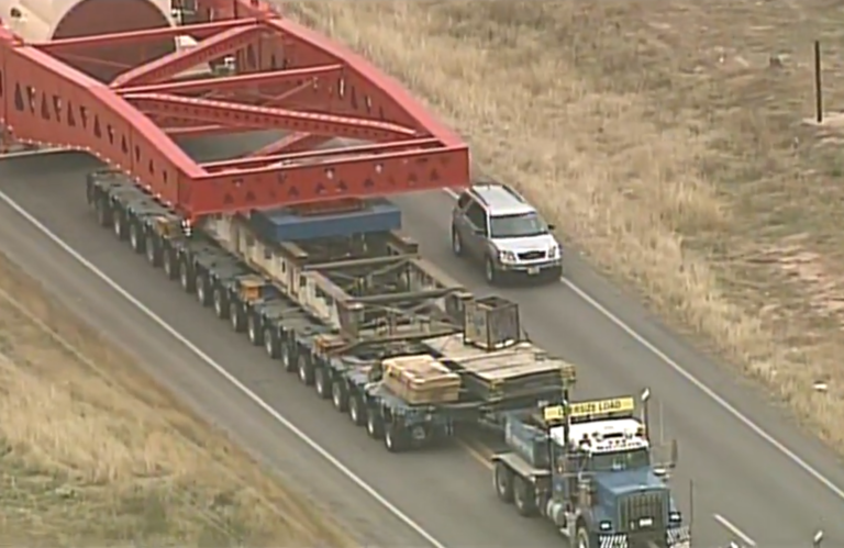 Massive two million pound load expected to cause traffic trouble for days