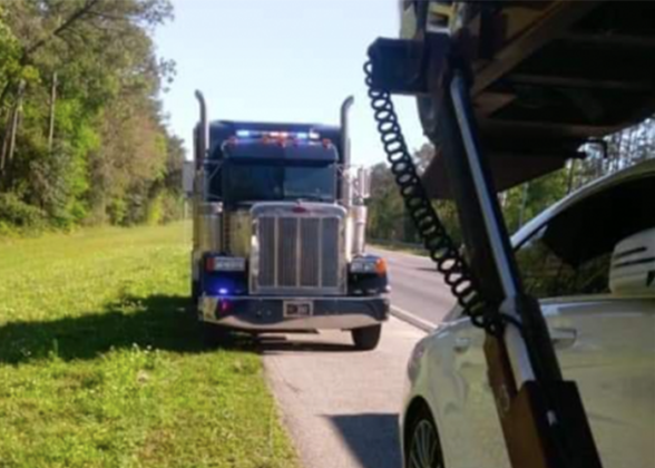 Truckers spot state police rolling in their own big rig