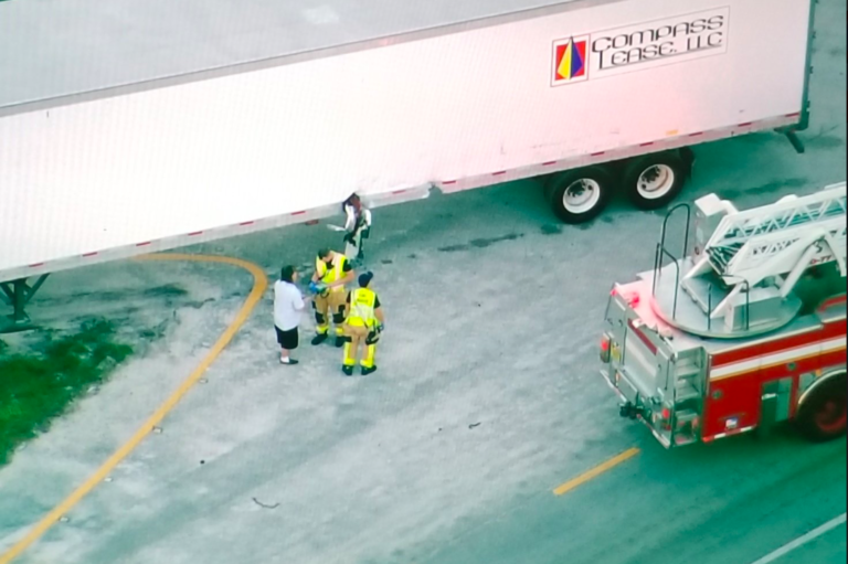 Roof sheared off of Tesla in fatal crash with turning semi truck