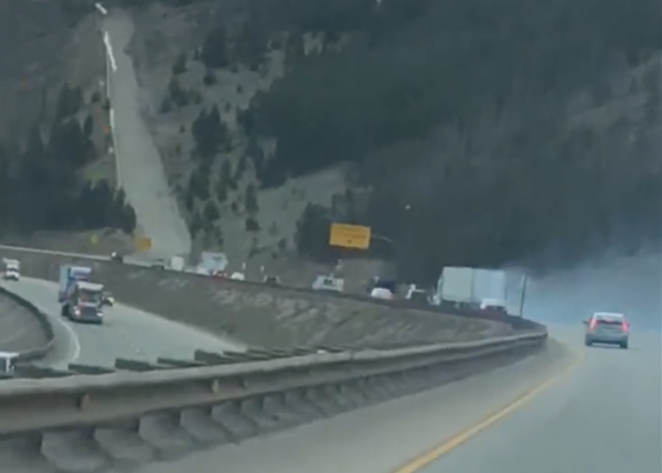 Trucker takes runaway ramp in dramatic video