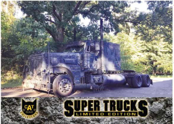 One of the meanest looking trucks on the road gets a CAT Scale Card