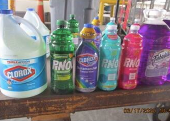 Border agents seize load of tampered cleaning products, toilet paper