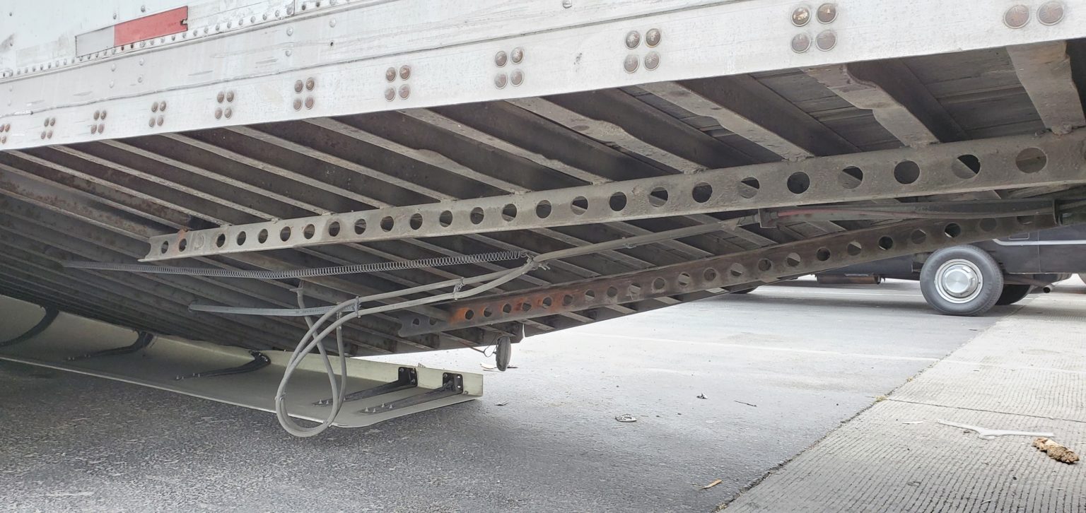 CHP blames forklift for massive trailer failure