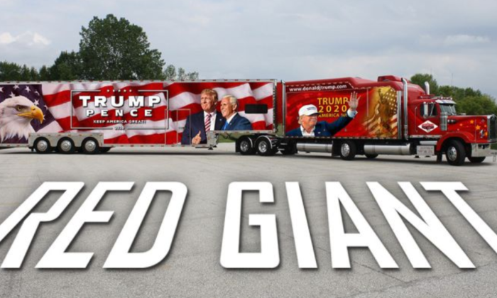 Unique ‘Red Giant’ semi truck tours country in support of Trump 2020 ...