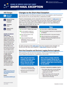 Ready for new HOS rules on Sept. 29? This 'cheat sheet' can help.