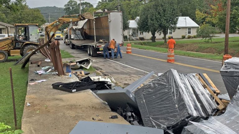 Driver virtually unscathed after slamming into concrete slab infamous ...