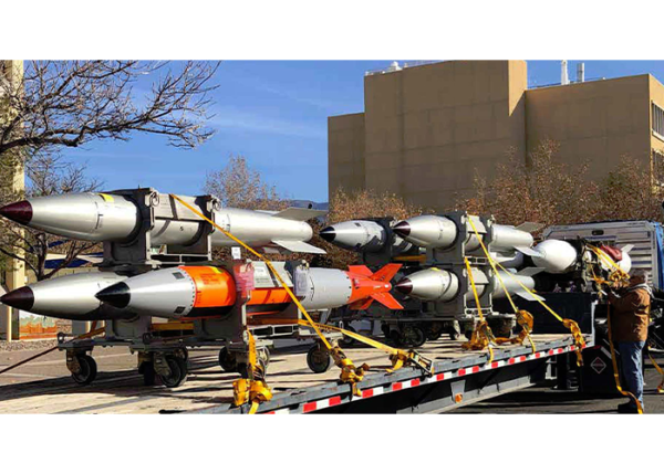 Would you risk hauling this load of nuclear gravity bombs?