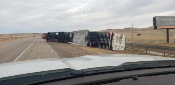 WYDOT reports 18 semi trucks blown over during 'wind event'