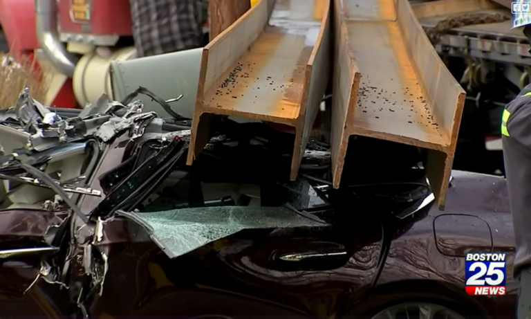 POLICE: Motorist seriously injured after failing to see flatbed’s ...