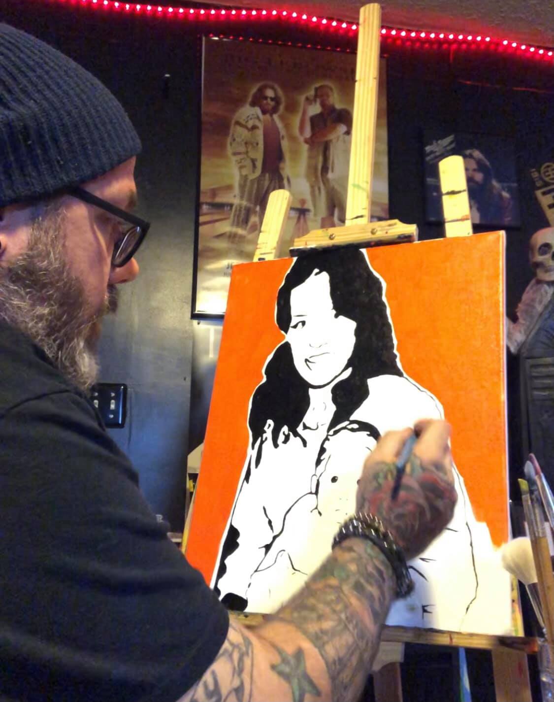 Trucker turned artist gaining recognition for painting, tattoo talent