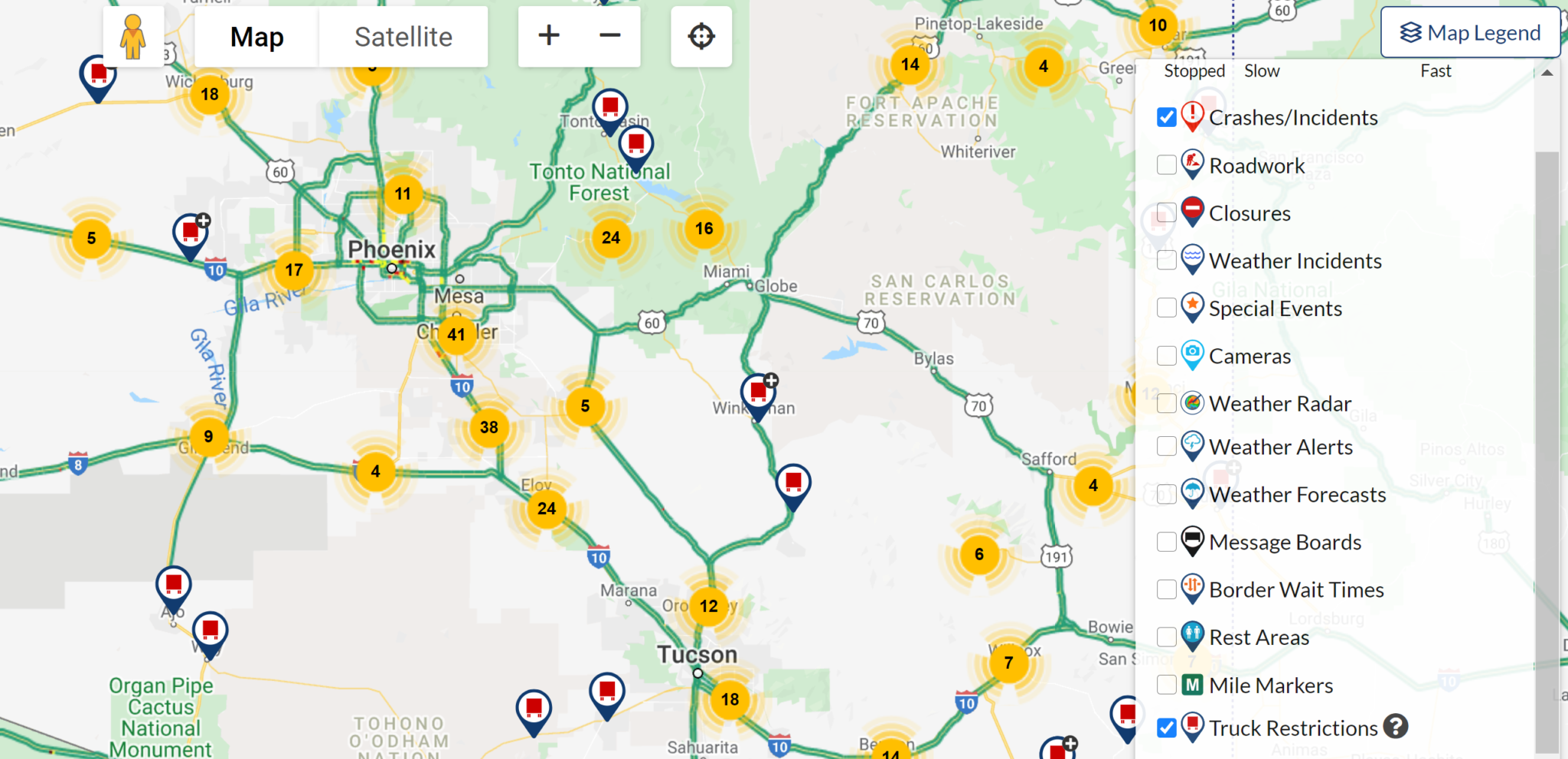 ADOT looking to help truckers with new big rig specific map feature