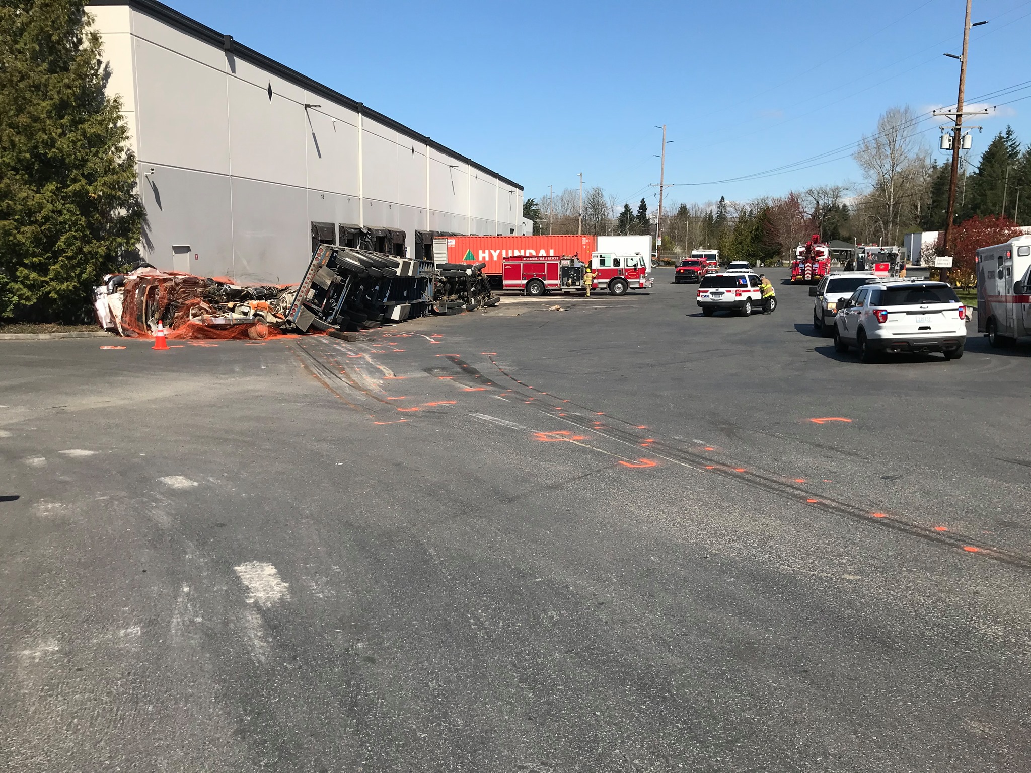 Police say brake failure to blame for warehouse crash that killed truck ...