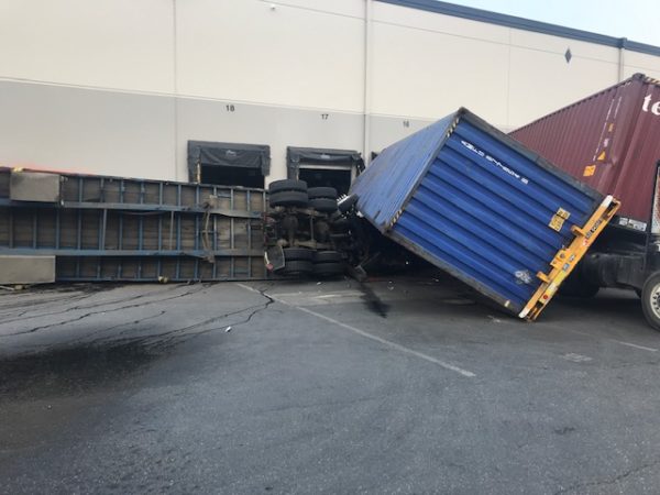 Police say brake failure to blame for warehouse crash that killed truck ...