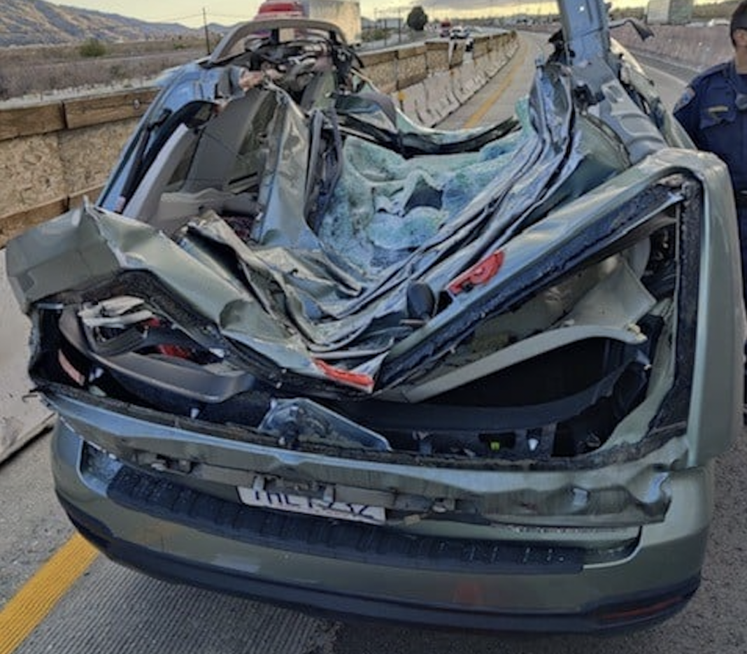 Two people seriously hurt in 'unusual accident' involving tandem wheels ...