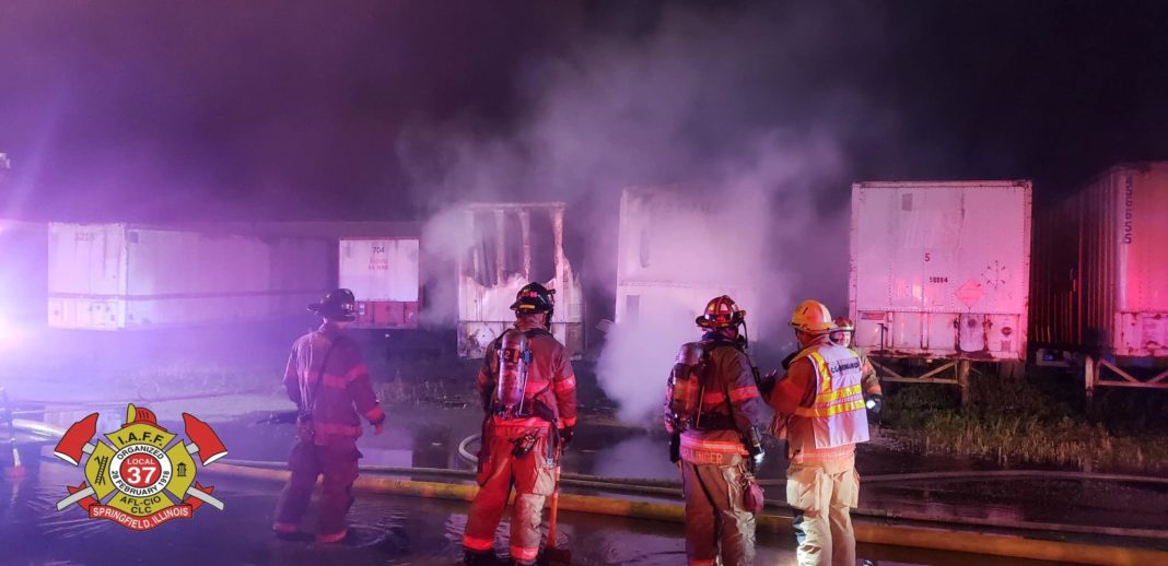 Multiple overnight truck fires in Illinois prompt arson investigation