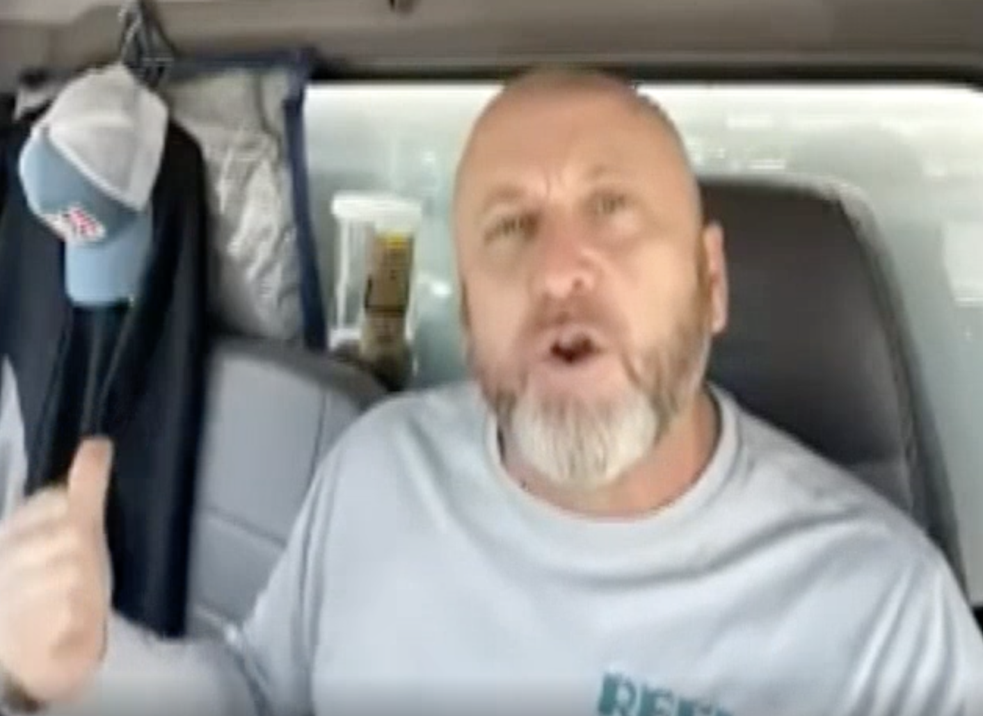 Trucker praised for saving high school football team from sudden bus fire