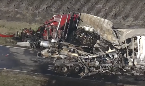 Three dead including truck driver in crash caused by motorist running ...
