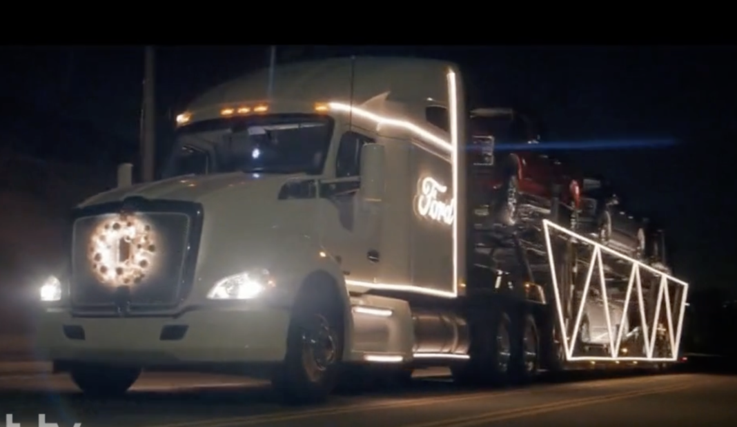 Santa trades his sleigh for a semi in new Ford commercial