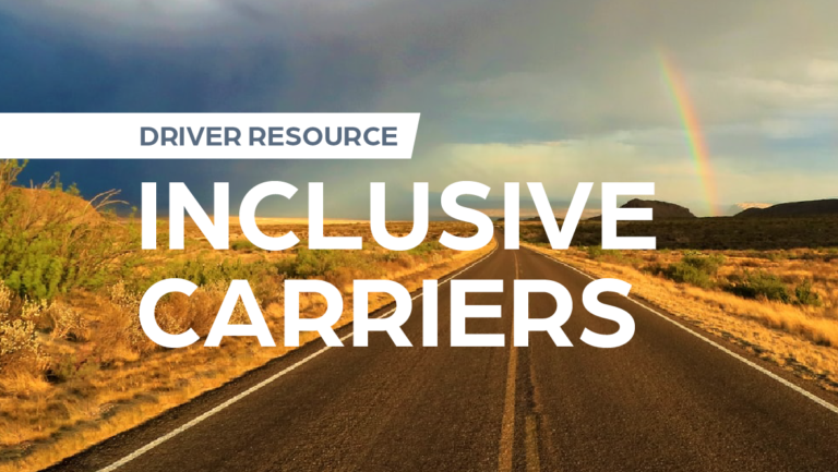 Driver Resource: LGBTQ+ Inclusive Carriers & Groups