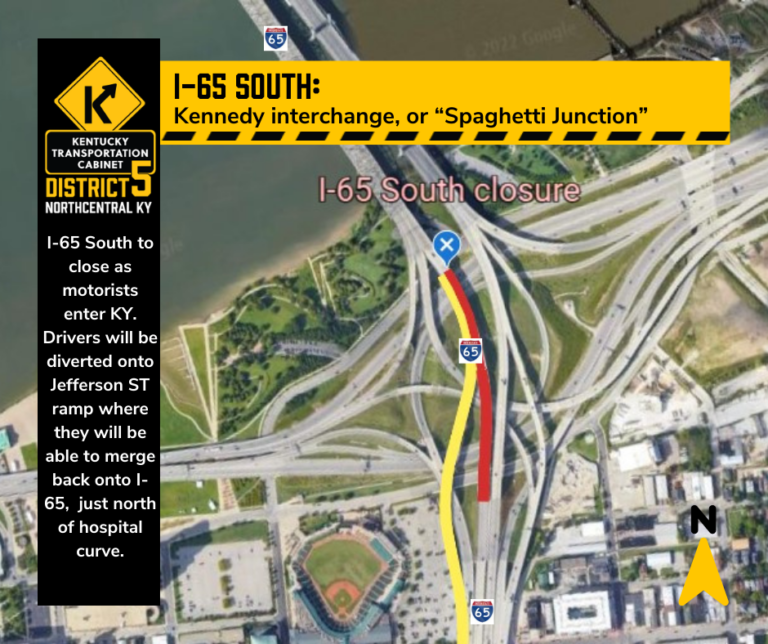 Major Louisville interstate closure begins next week
