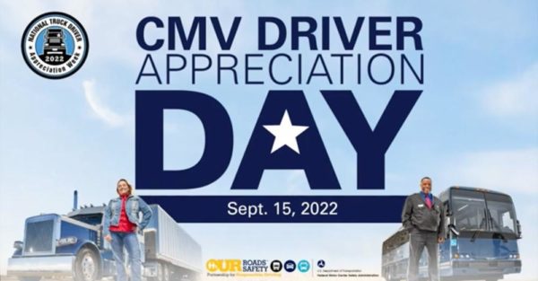 FMCSA declares today as 'CMV Driver Appreciation Day'