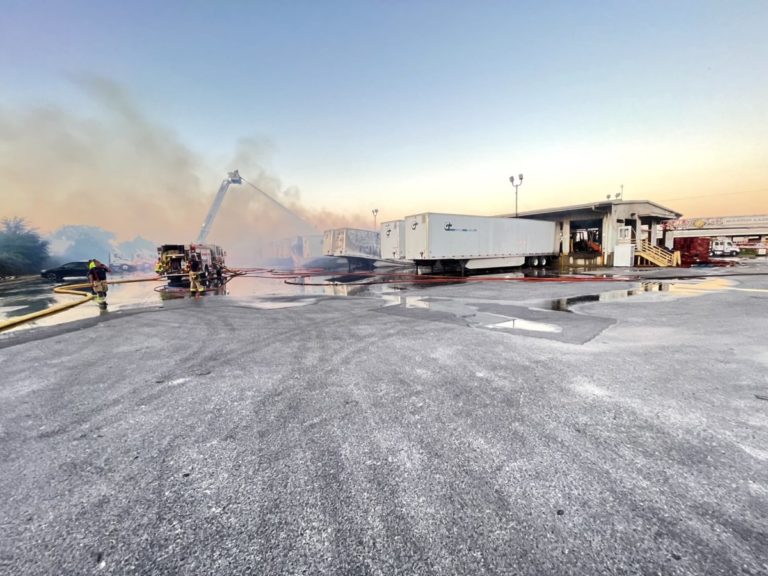 Arson investigation underway following massive fire at Houston warehouse