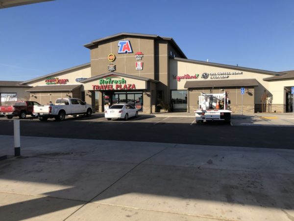 TA opens truck stop in California with 78 truck parking spaces
