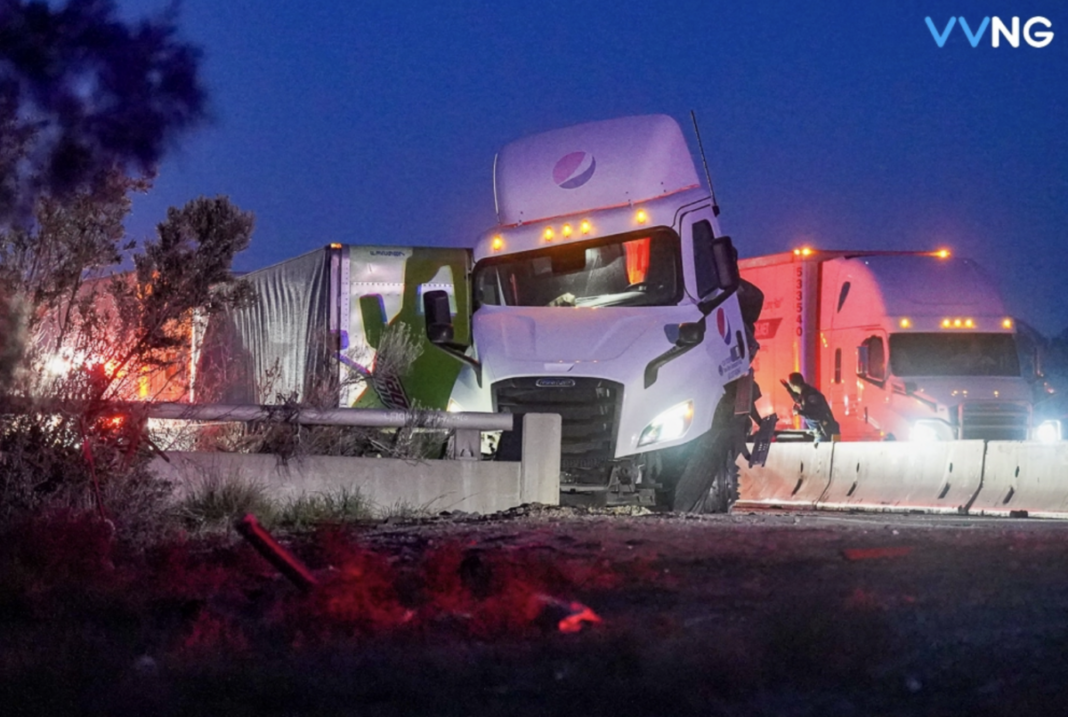 Trucker found laying in puddle of diesel with leg pinned between ...