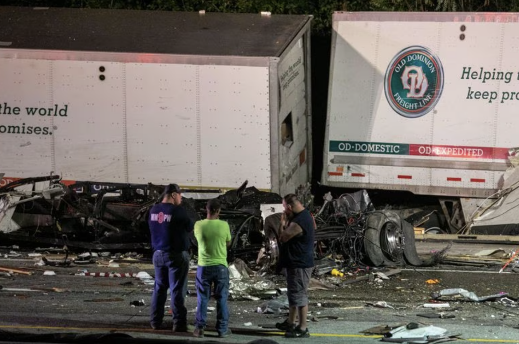 POLICE: Crash between RV and semi truck hauling doubles leaves no survivors