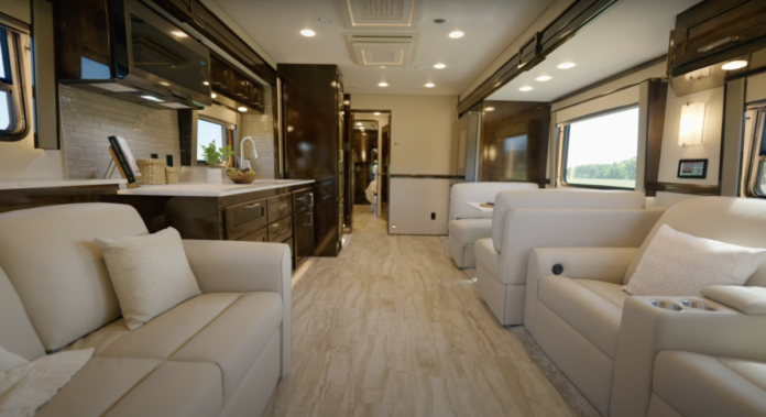 Video takes you inside the 'Renegade' RV built onto a Freightliner Cascadia