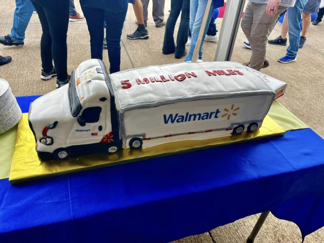 Walmart truck driver achieves remarkable 5 million safe miles