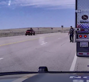 VIDEO: Pickup puts a stop to semi truck traffic stop by hitting deputy ...