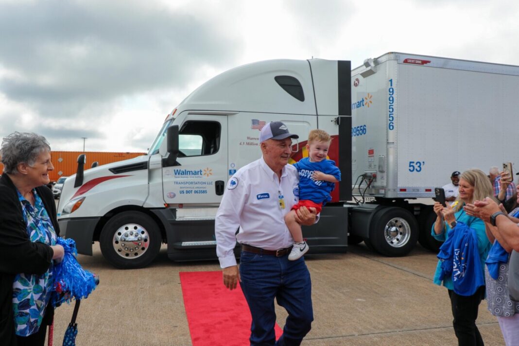 Walmart truck driver achieves remarkable 5 million safe miles