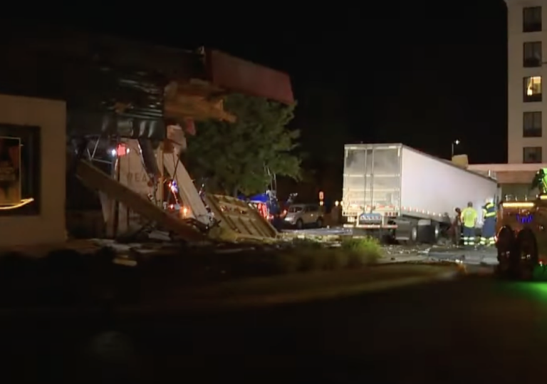 Trucker says fogged glasses caused him to plow through a Wendy’s