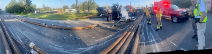 'Truly miraculous': Trucker hauling steel pipes somehow survives crash ...