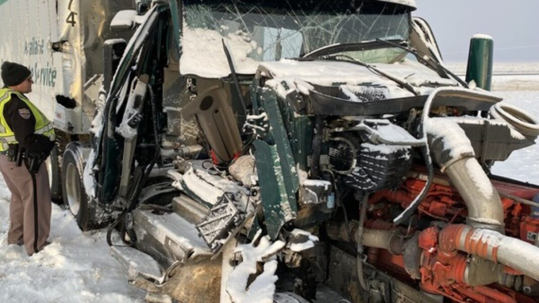 Semi truck driver killed after colliding with snowplow on Colorado ...