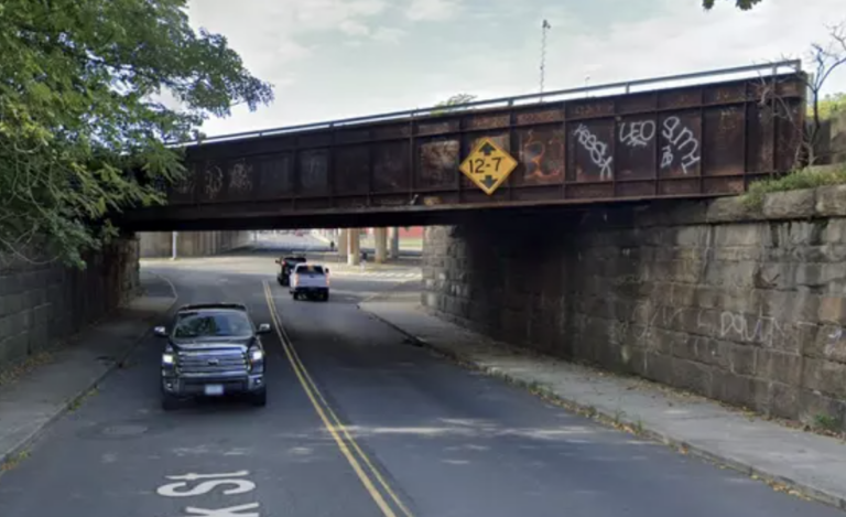 There’s about to be one less low railroad bridge to worry about