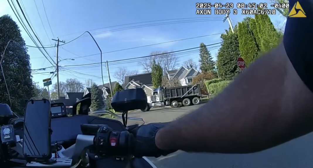 Commercial vehicle driver caught running stop sign cited for no CDL, no ...