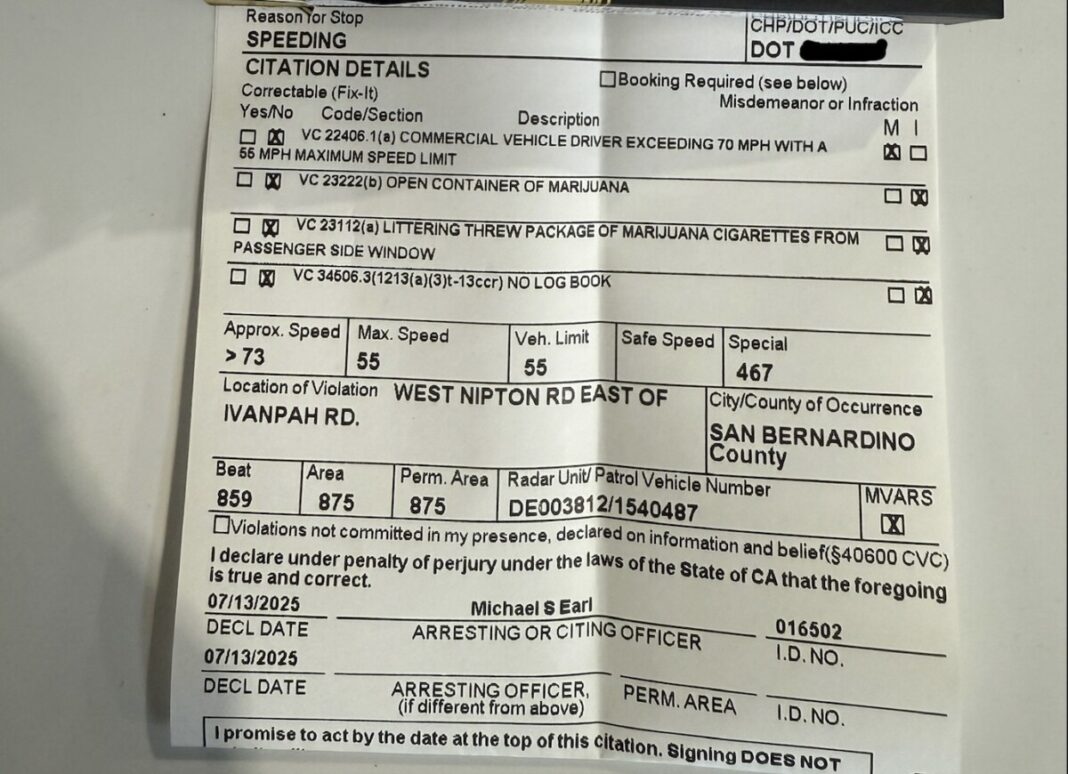 Commercial vehicle driver gets 24 hour 'time out' for speeding ...
