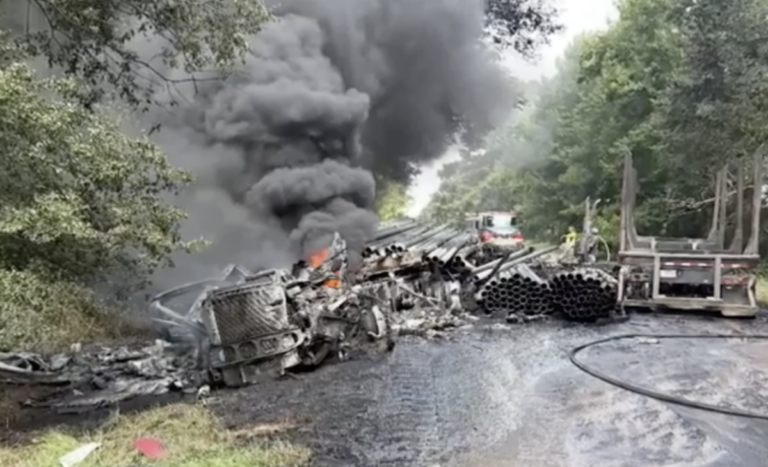 Both drivers dead after head-on collision between two semi trucks