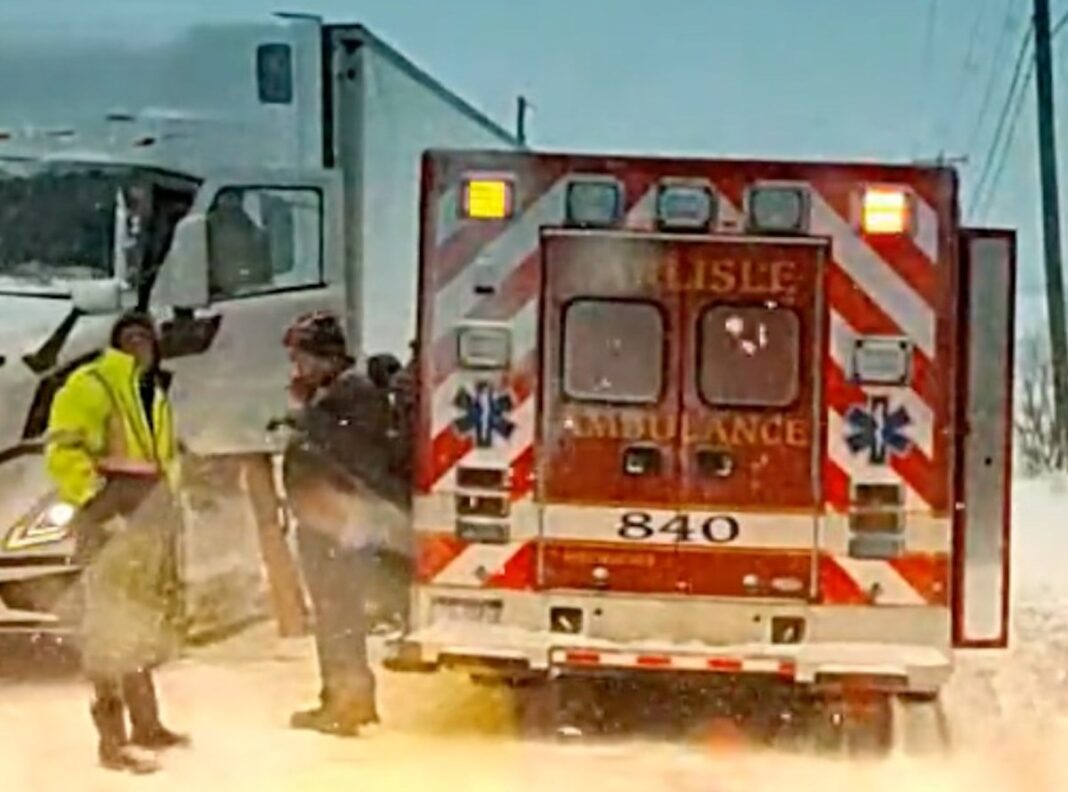 Baby delivered in semi truck cab during nationwide snowstorm