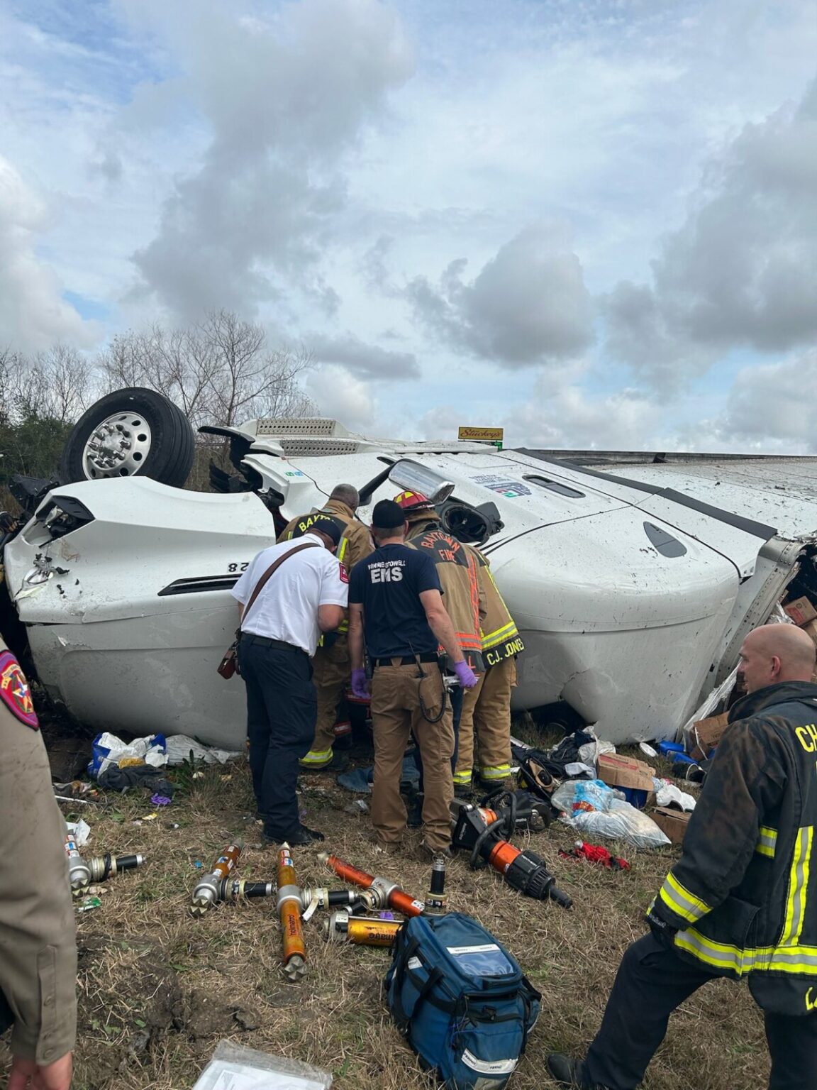 Texas firefighters find and rescue trucker's dog from 'void space' in ...