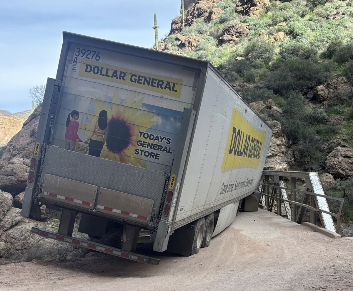 Truck driver ignored signs and followed GPS before getting stuck on one ...