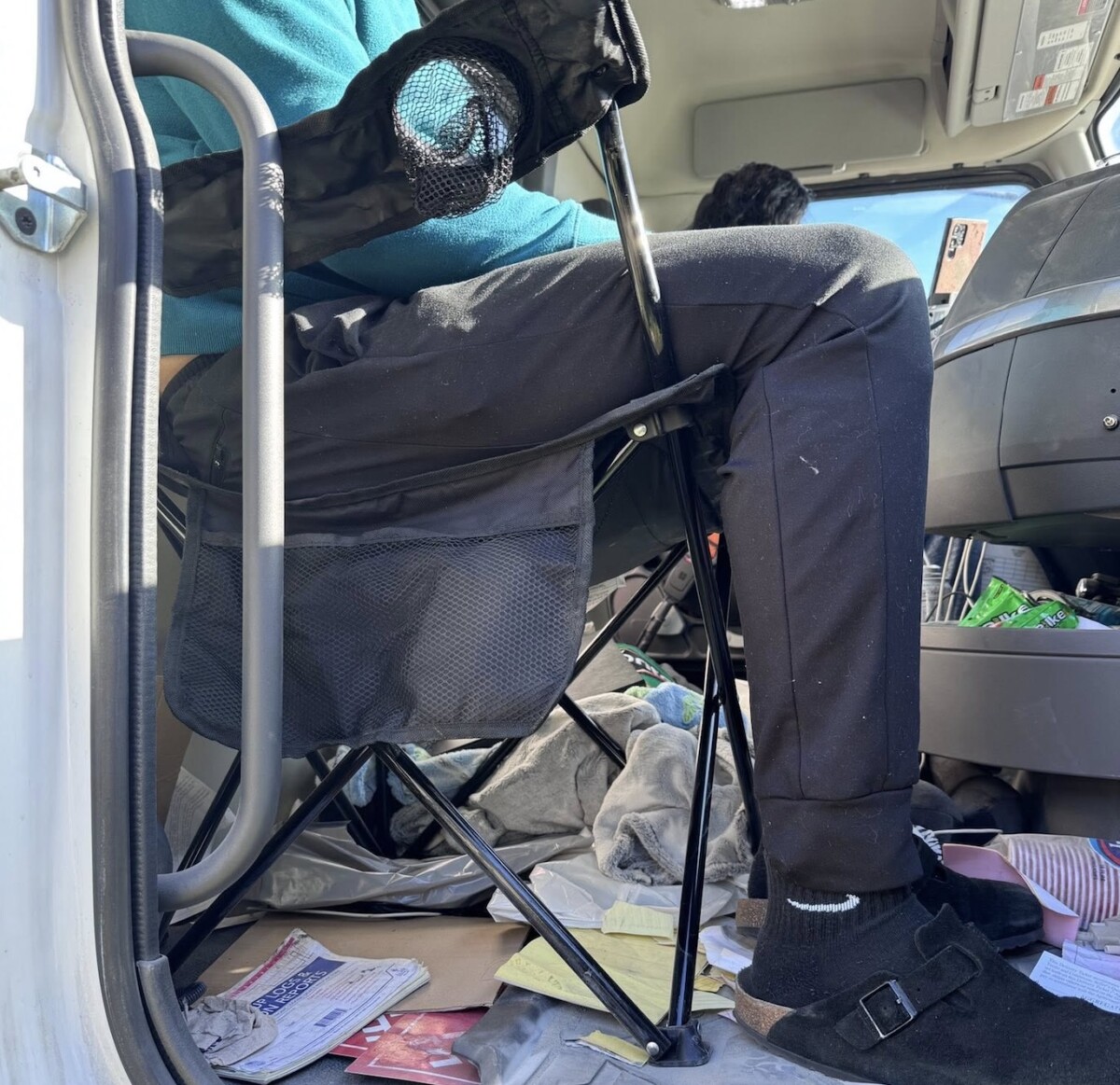 CHP issues citation after finding passenger in lawn chair in commercial ...