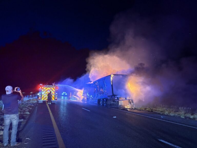 Driver hauling 39 people in locked trailer fled police with deflated ...